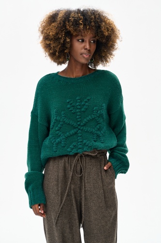 Sweter Damski Per Dark Green | Sklep internetowy blue shadow